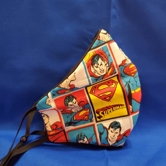 Hand Crafted | Accessories | Superman Facemask | Poshmark